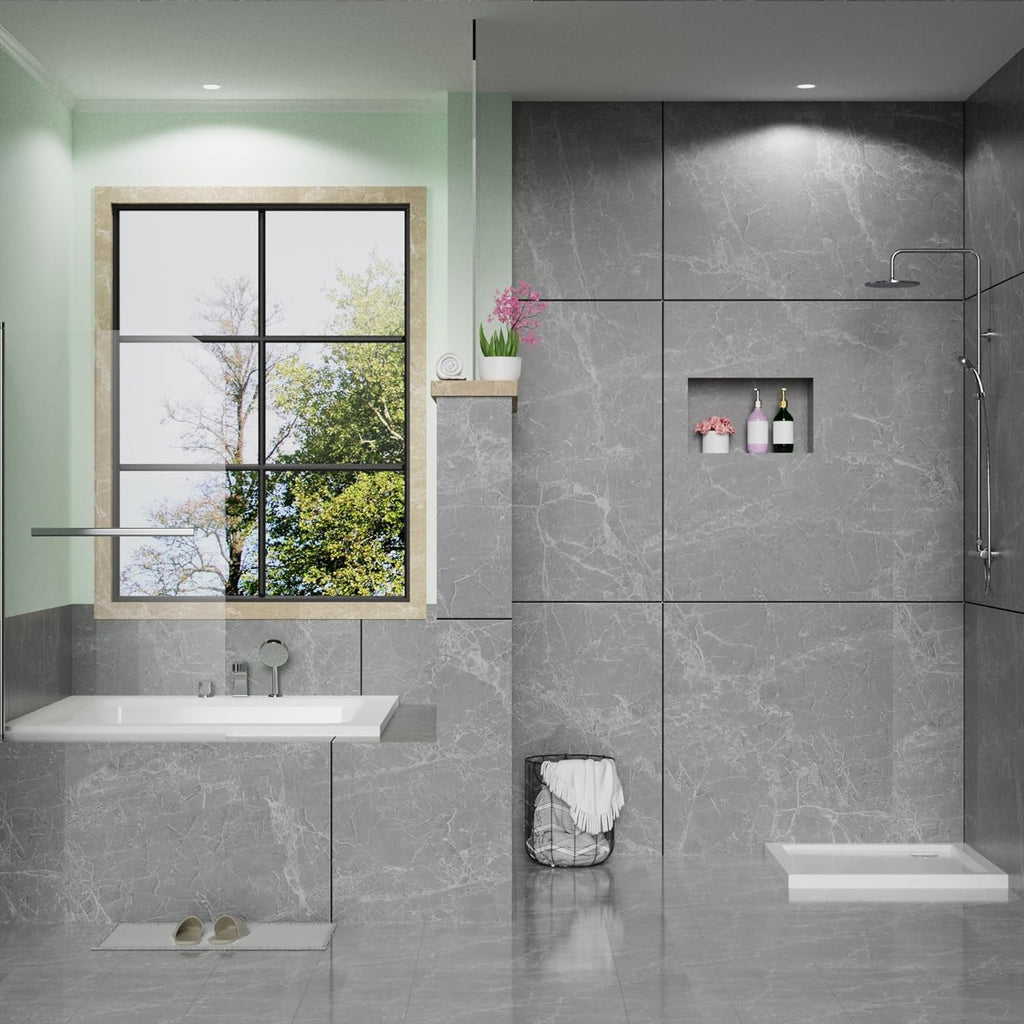 Goodyo® 32"x32" Corner Shower Base Pan White with Drain